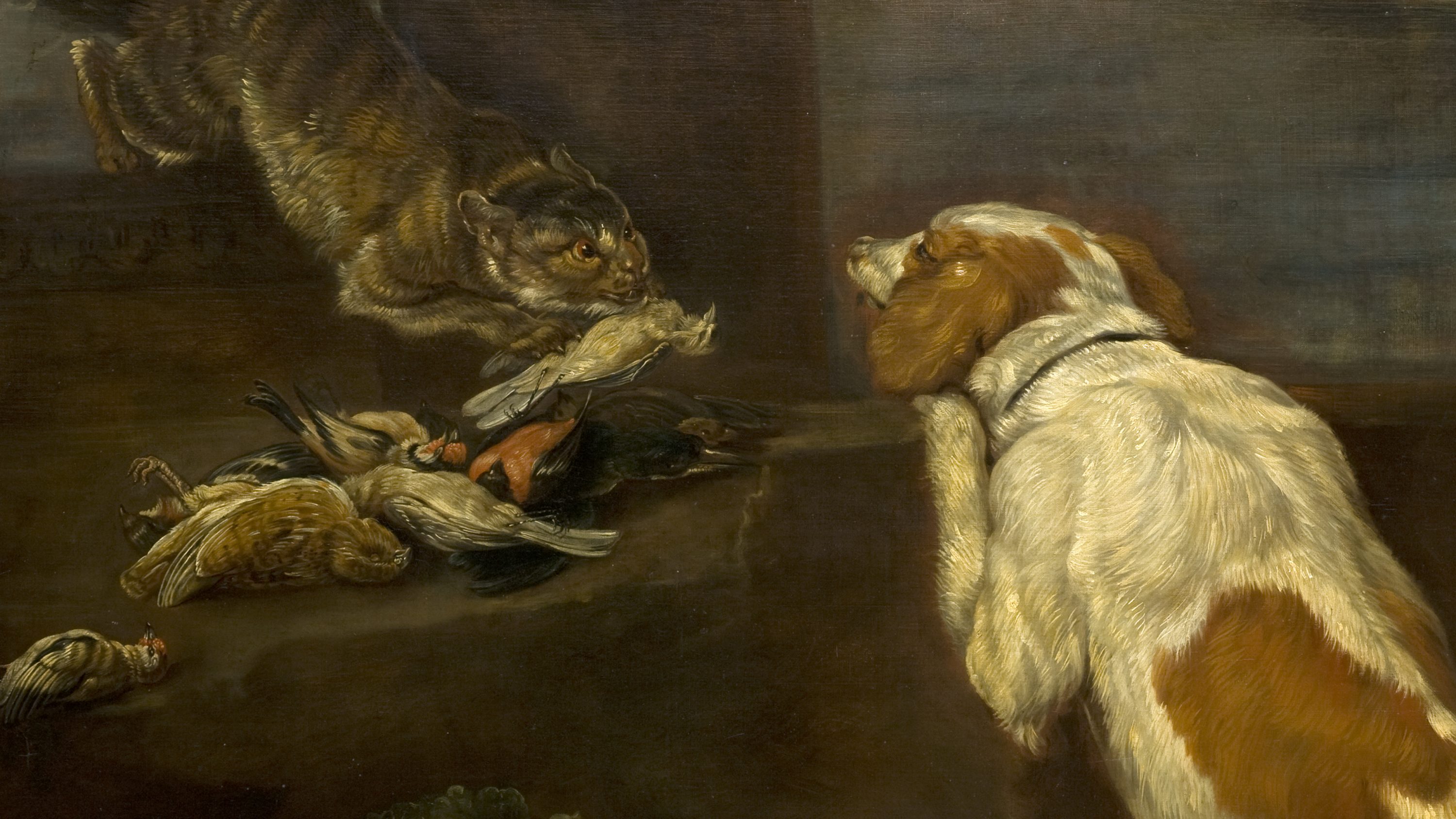 Vägevad kaaslased, kenad aksessuaarid. Kassid ja koerad renessanss- ja ...