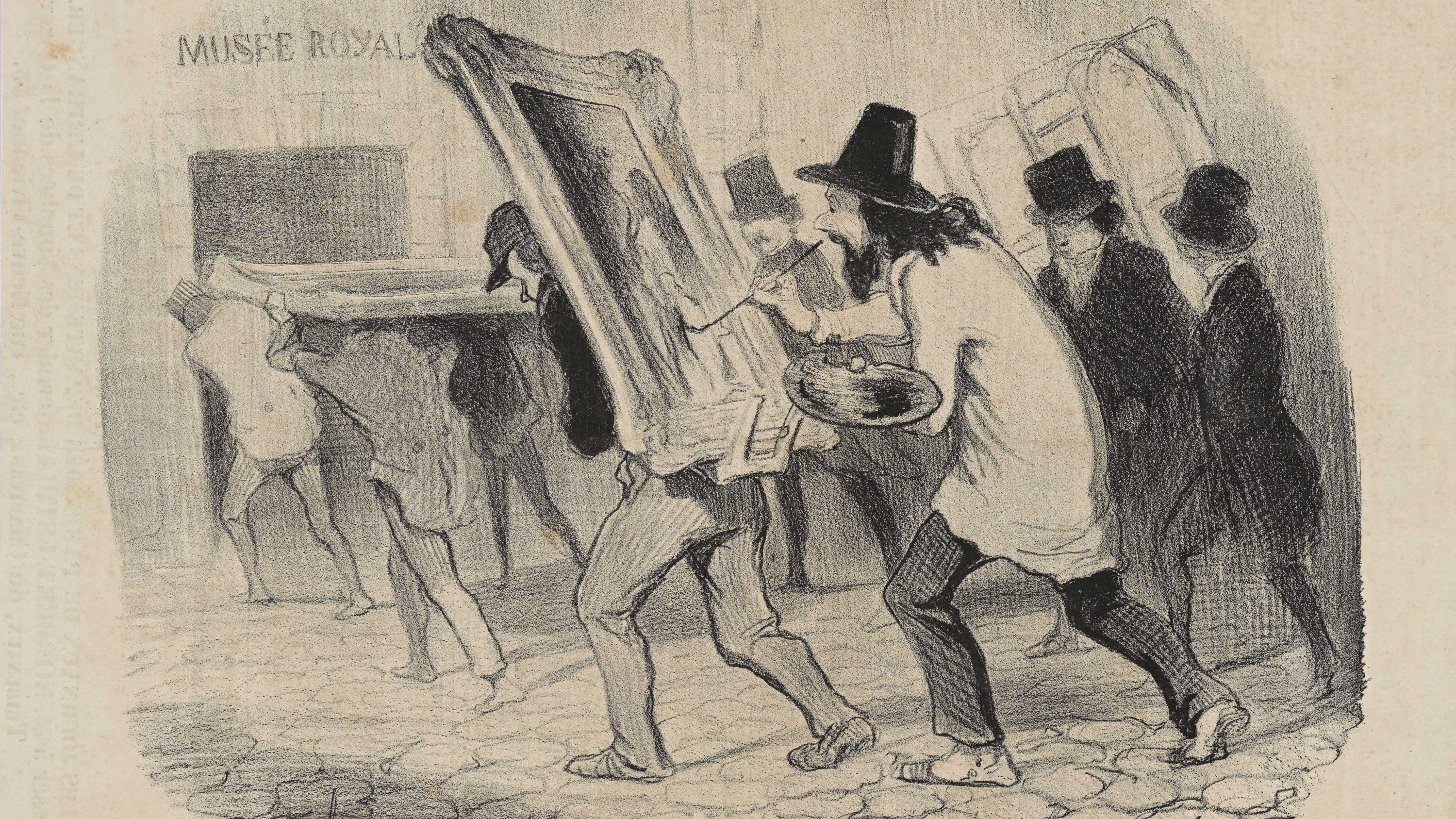 Pikk kolmapäev: „Sellel sellil on Michelangelo veres“. Honoré Daumier ...
