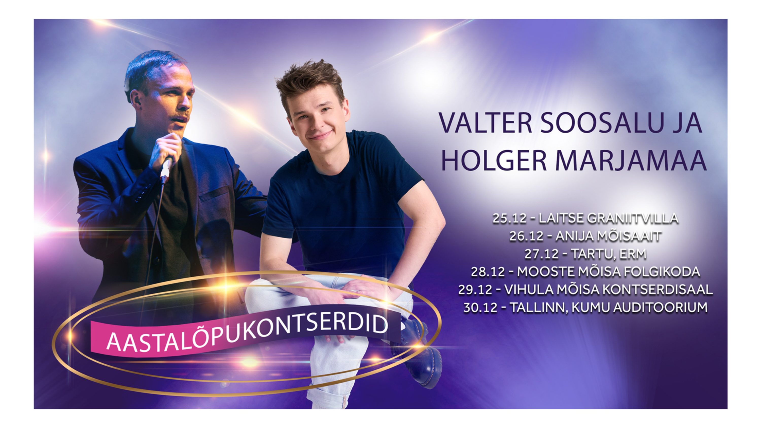 Holger Marjamaa ja Valter Soosalu aastalõpukontserdid “Kellad” - Eesti ...