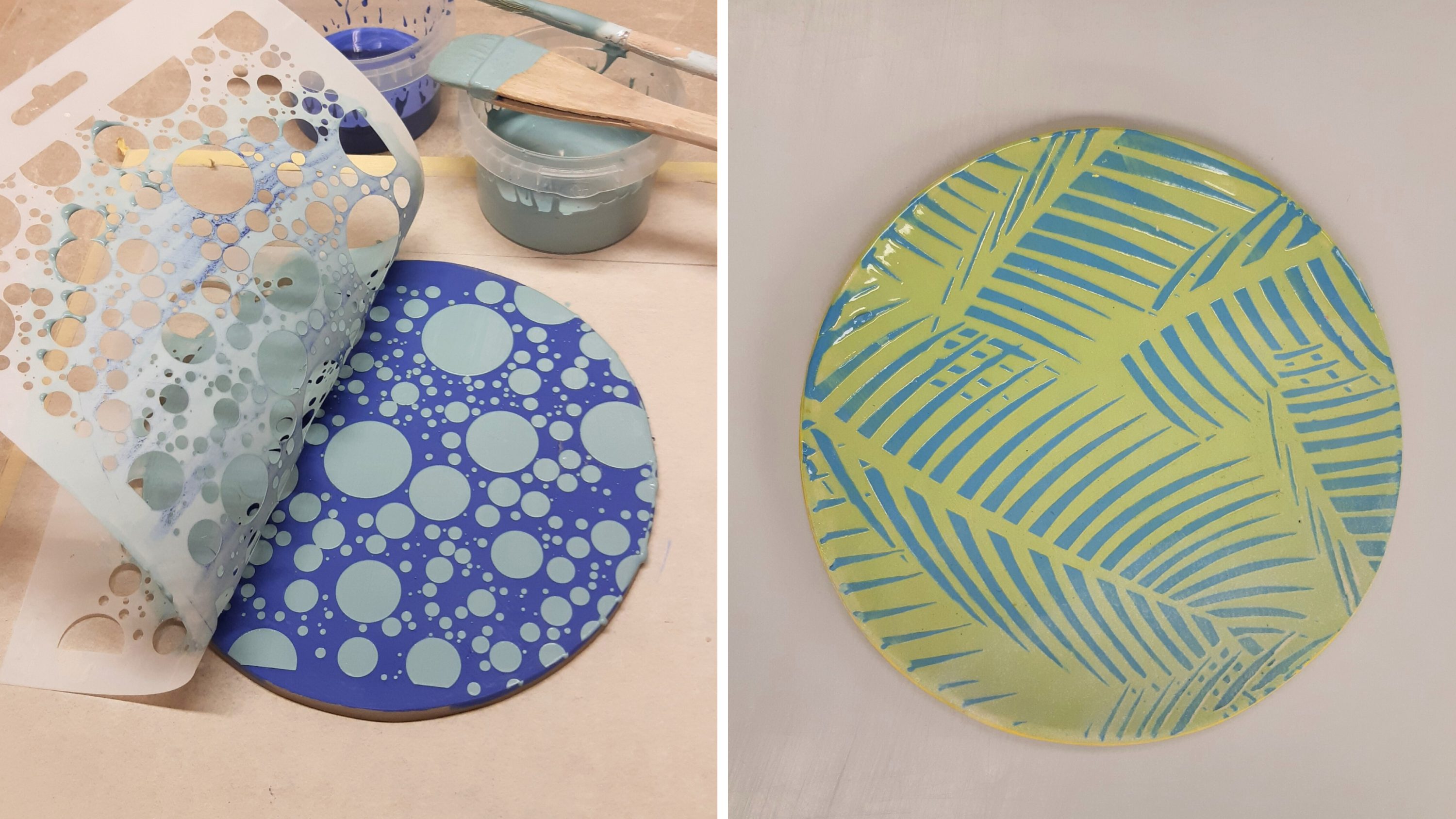 Ceramics: colorful stencils - Art Museum of Estonia