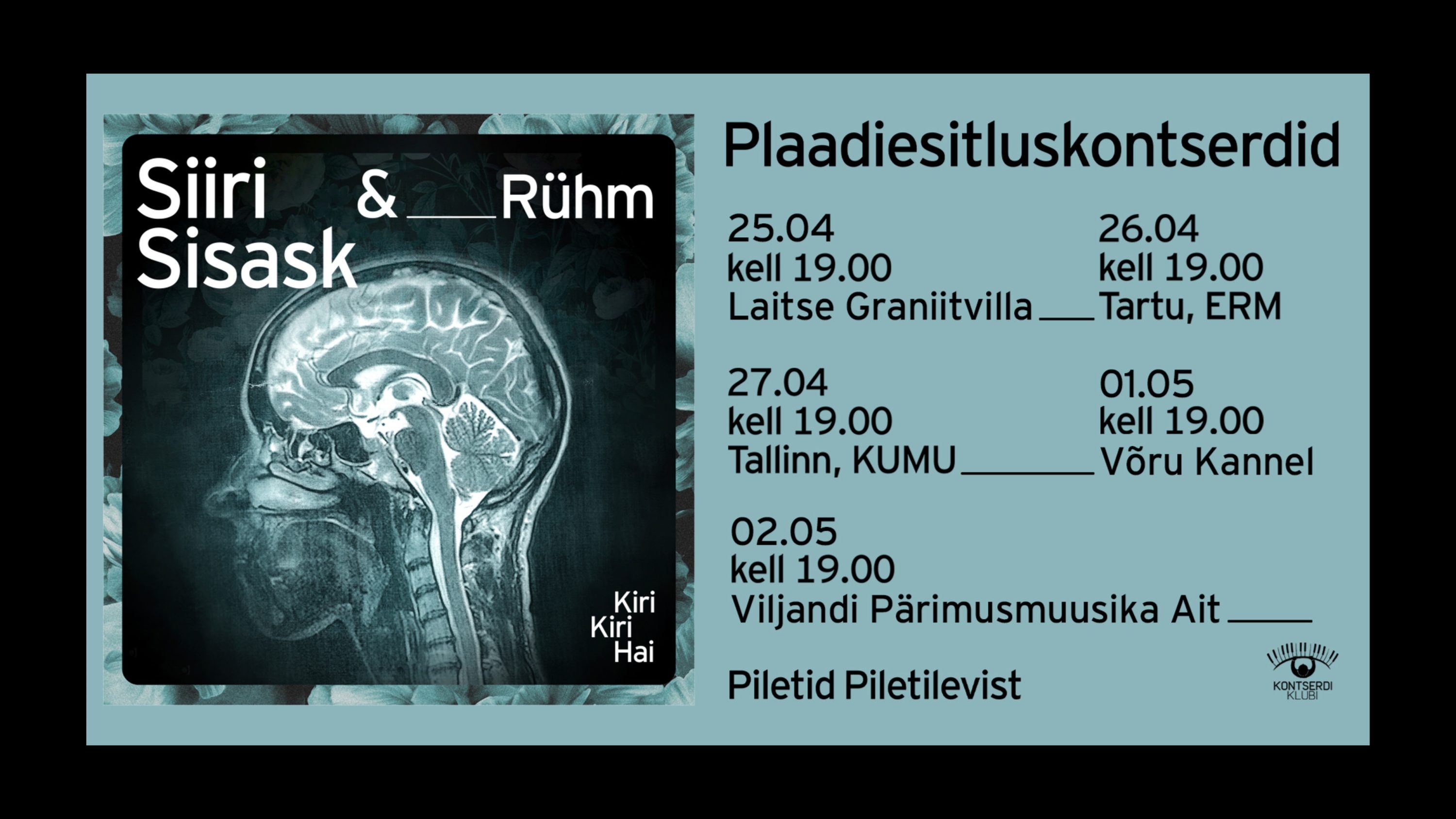 Siiri Sisask & Rühm ''Kiri Kiri Hai'' - Eesti Kunstimuuseum
