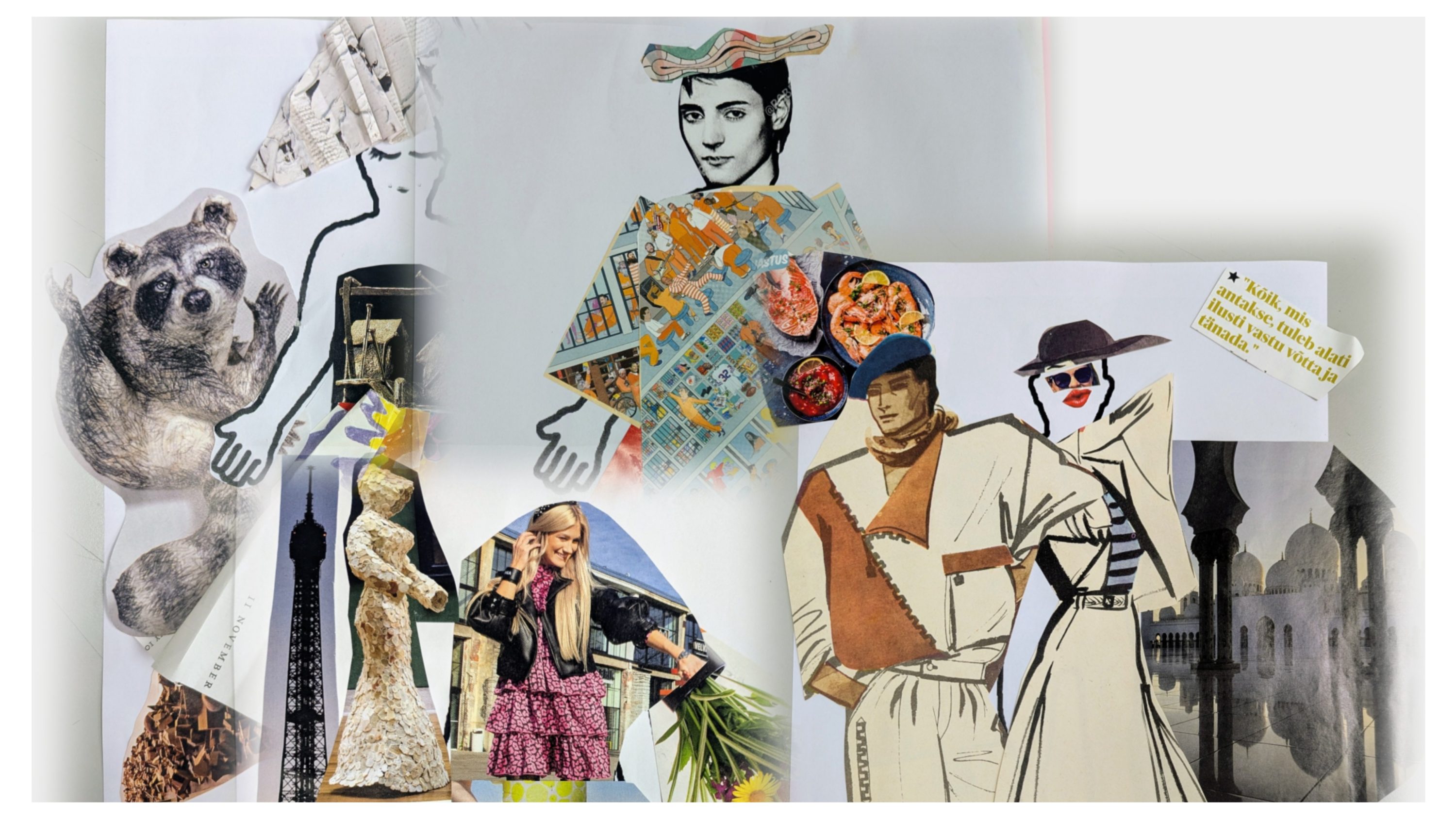 Open workshop: costume designs in collage technique - Art Museum of Estonia